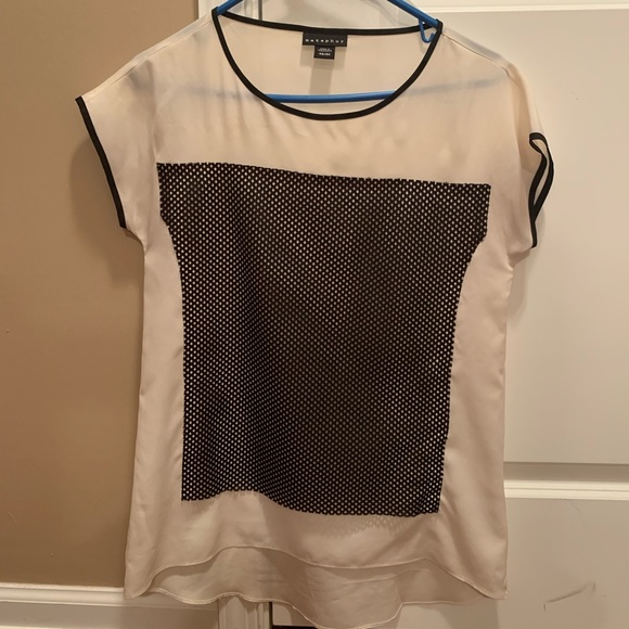 Metaphor | Tops | Black And White Tee | Poshmark